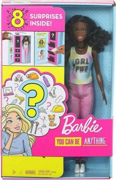 Mattel | Toys | Branded Barbie Surprise Doll Brunette With 2 Career ...